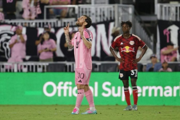 Inter Miami goleó al New York RB con goles de Messi y Suárez